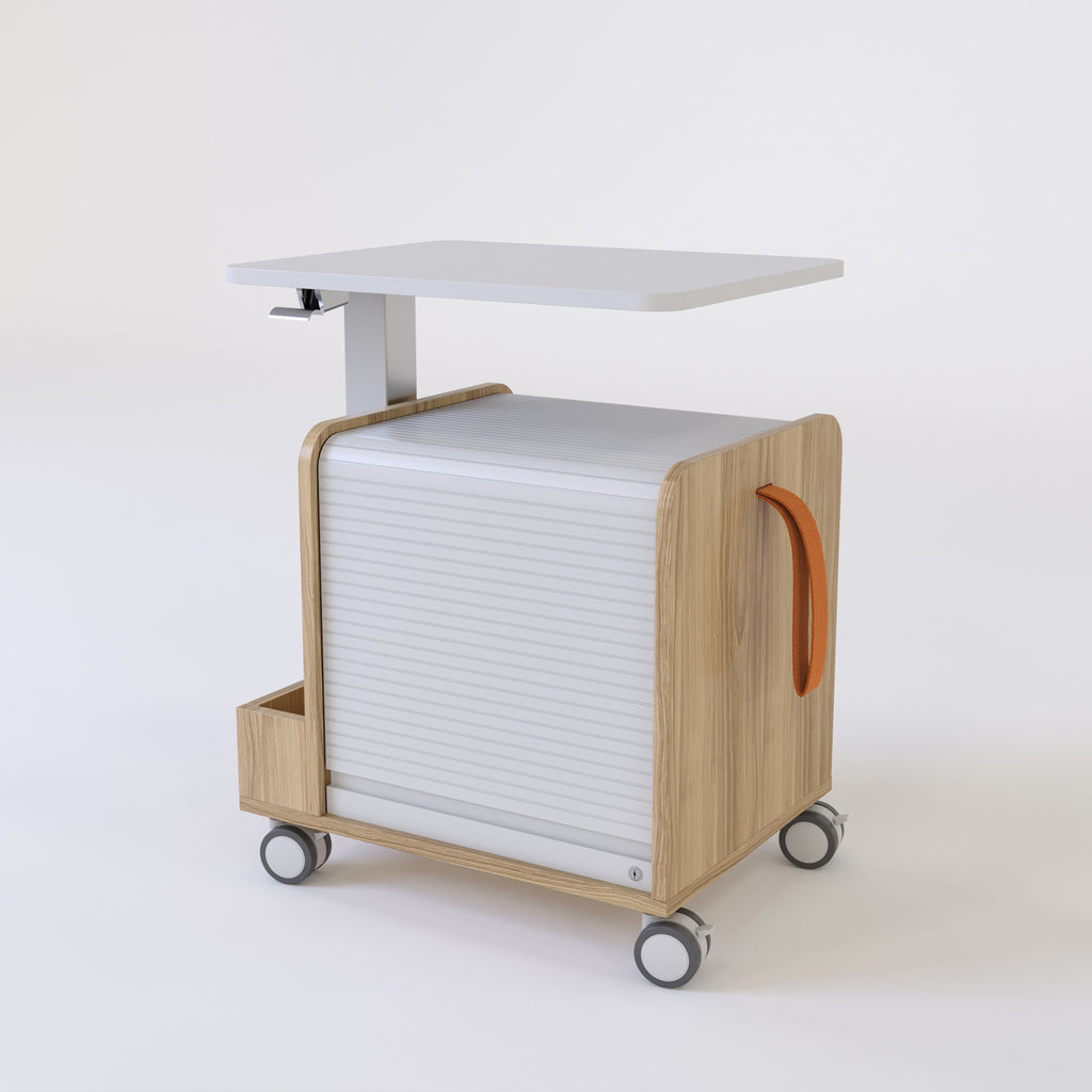 Sidekick Tambour Mobile Pedestal. Hybrid Workspace Solution by SCALE 1: ...